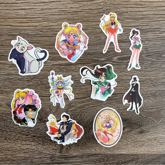 Office | Sailor Moon Vinyl Stickers Set Of 1 | Poshmark